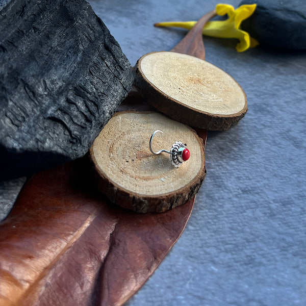 Ethnic Red Nose Pin – Gypsy Maal
