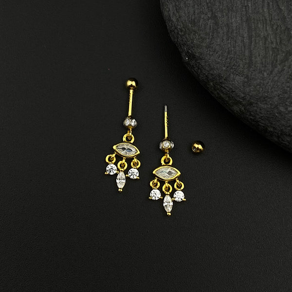 Evil Eye Helix Drops(Gold Plated) – Gypsy Maal