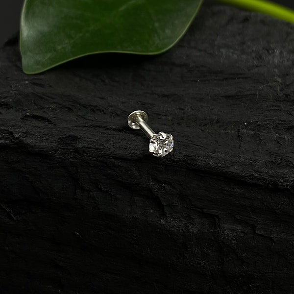 Single Diamond Nose Pin (3.76mm) – Gypsy Maal