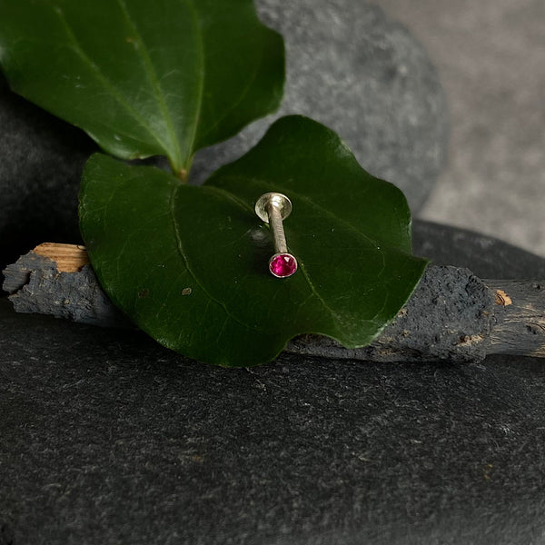 Tiny Hot Pink Nose Pin – Gypsy Maal