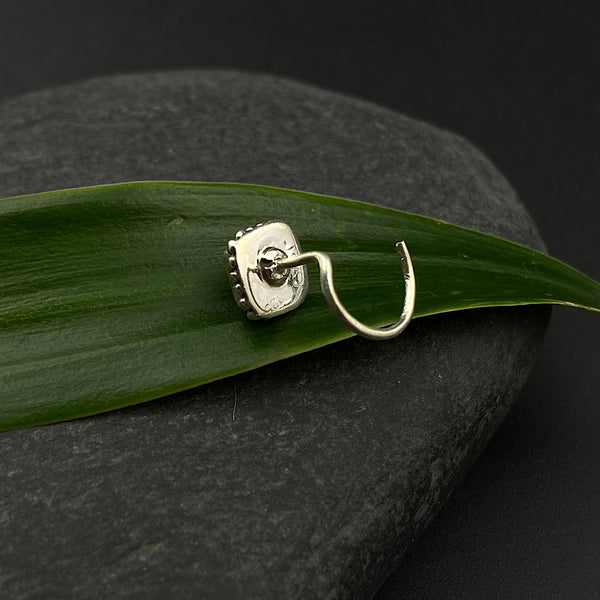 Black Square Nose Pin – Gypsy Maal