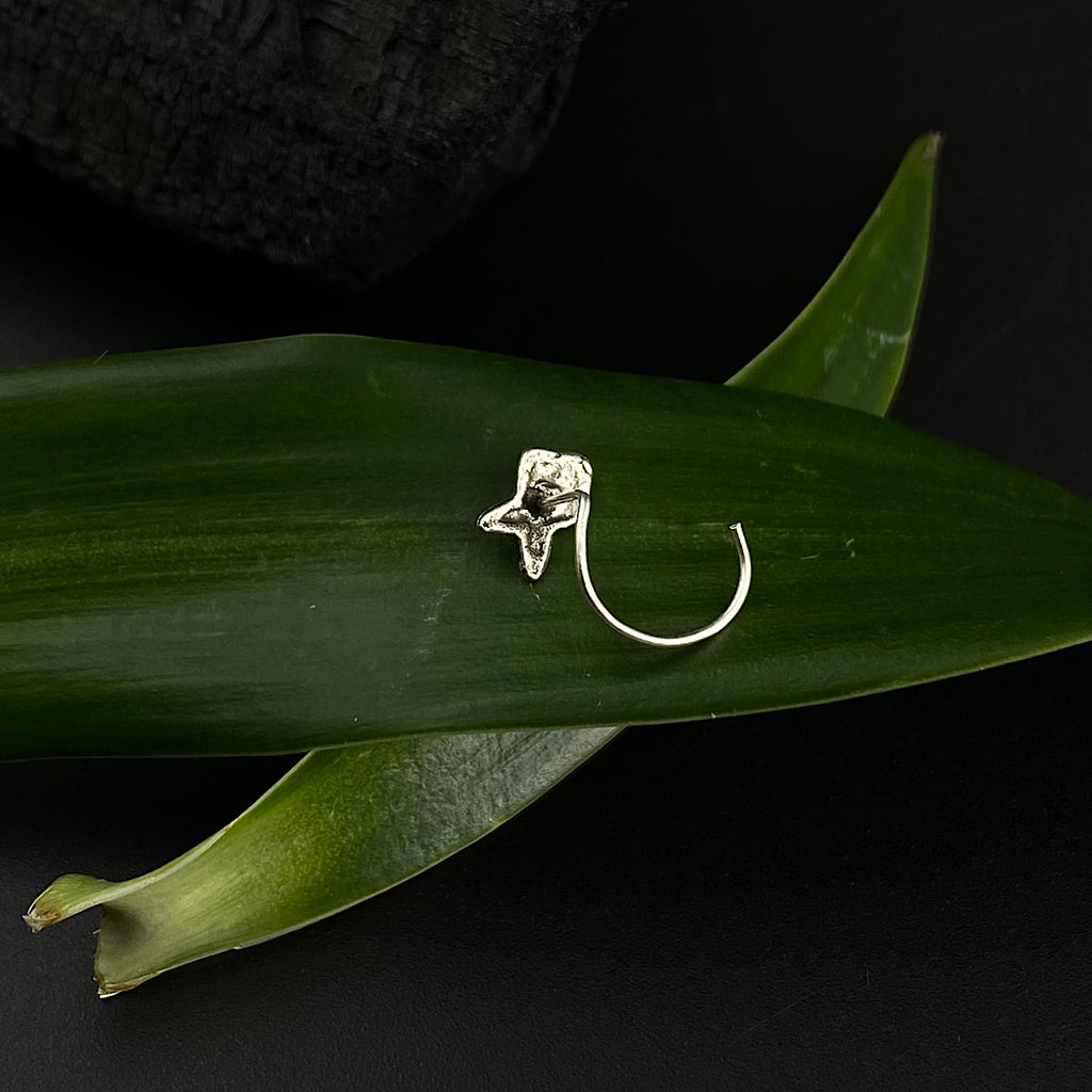 Silver Fish Nose Pin – Gypsy Maal