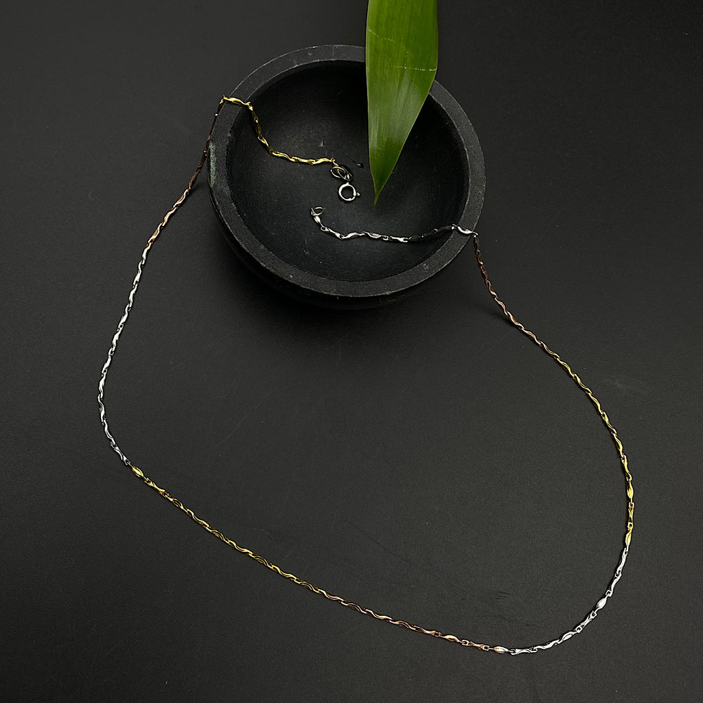 Tri Colored Silver Chain – Gypsy Maal