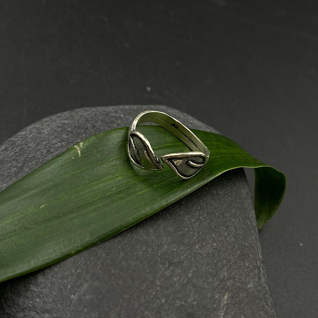 Double Leaf Toe Ring (single) – Gypsy Maal