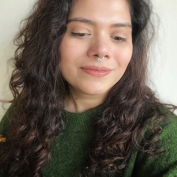 Flower Petals Septum Ring – Gypsy Maal