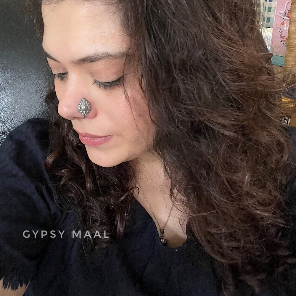 Peacock Feather Nose Clip-On – Gypsy Maal