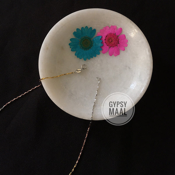 Tri Colored Silver Chain – Gypsy Maal