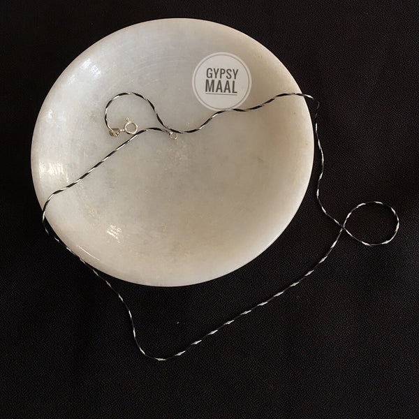 Black & Silver Neck Chain – Gypsy Maal