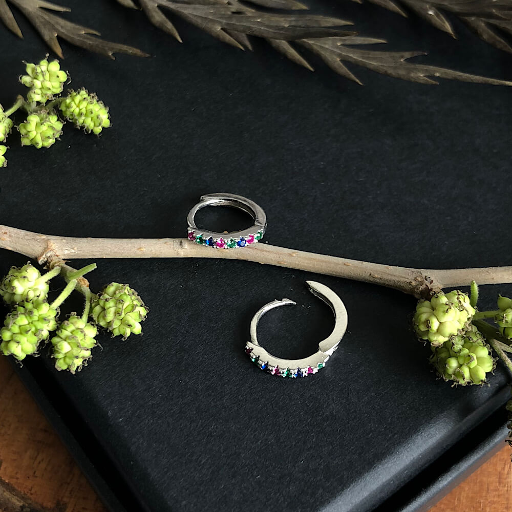 Multicolored Helix Rings – Gypsy Maal