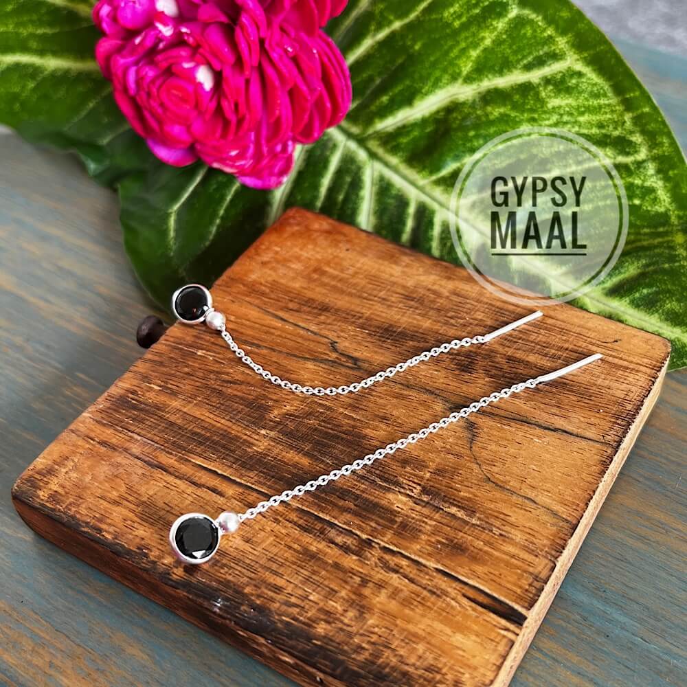 Round Black Stone Thread & Needle – Gypsy Maal