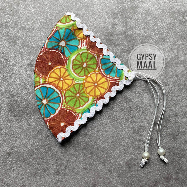 Trippy Sliced Lemon Mask – Gypsy Maal